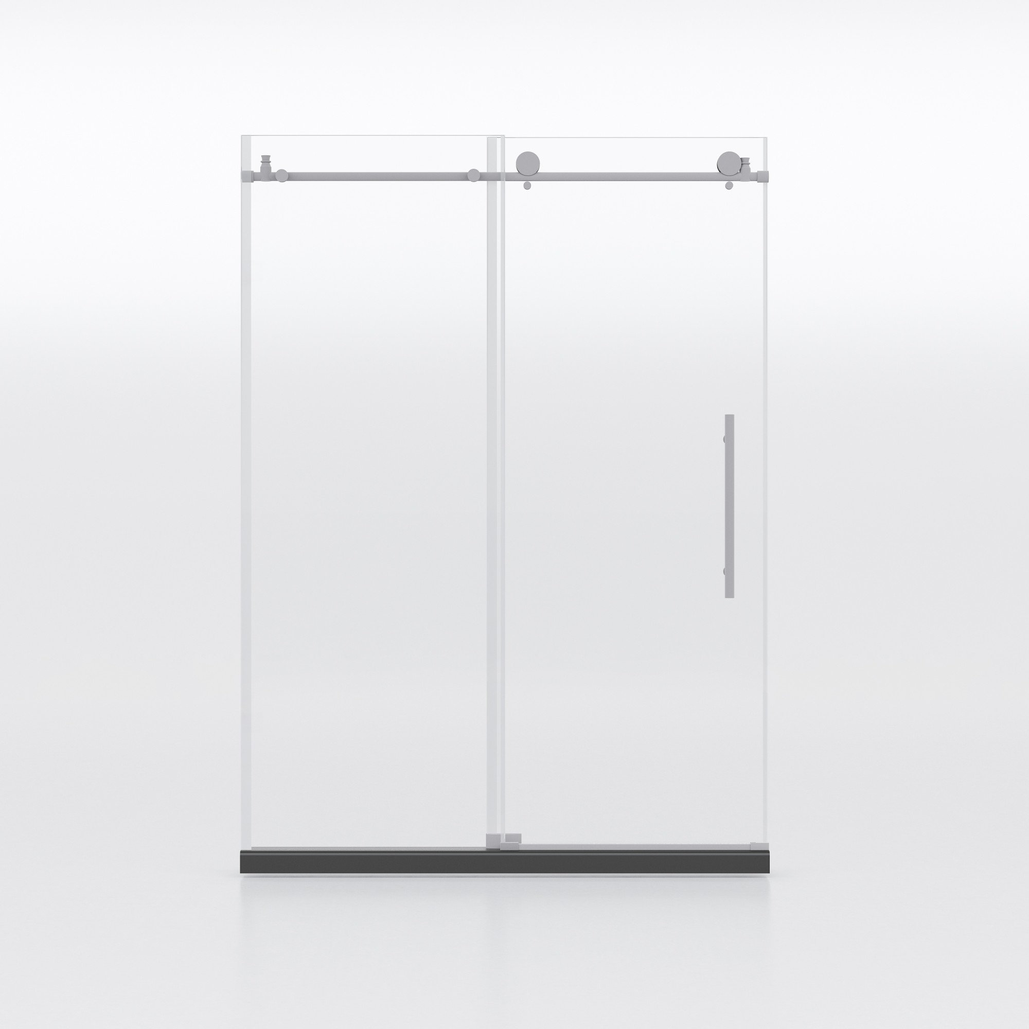 walterwork 60 "Wx 76"H Frameless Double Sliding Shower Door - Wayfair Canada